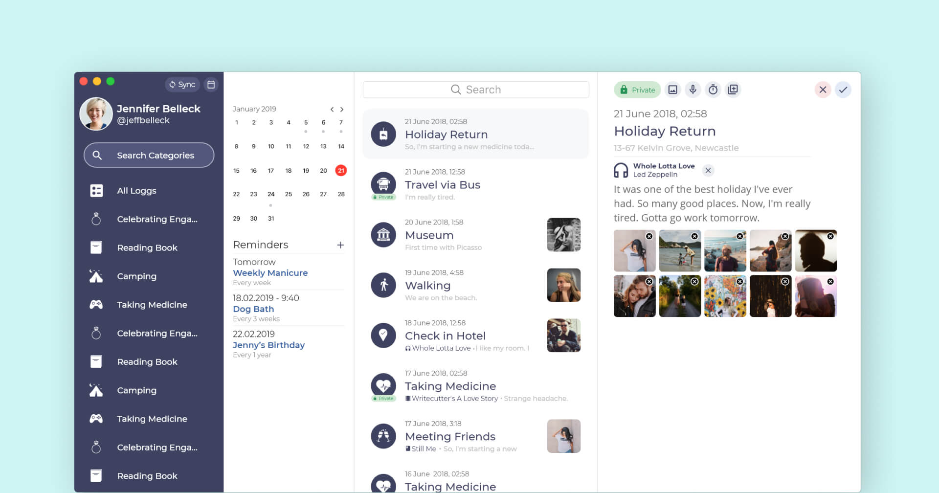 How to Use Logg Desktop - Logg - Personal Social Diary